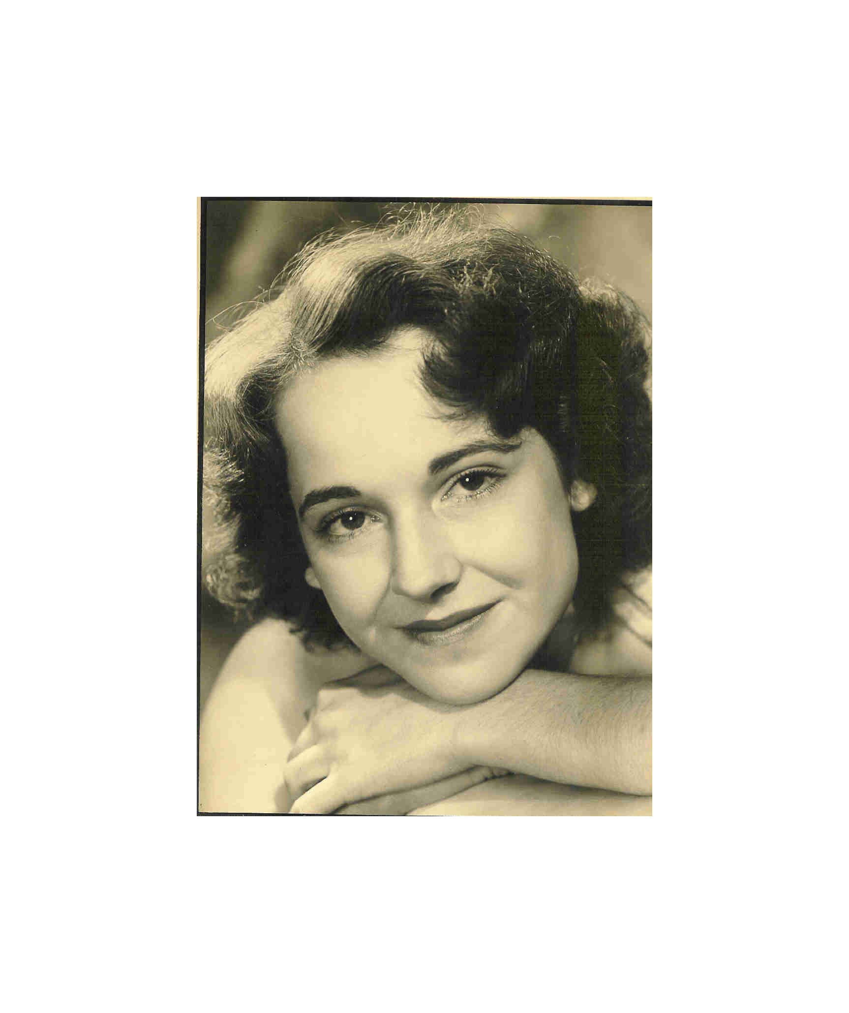 Actor Imogen Moynihan Studio Portrait by John Vickers Silver Gel Double ...